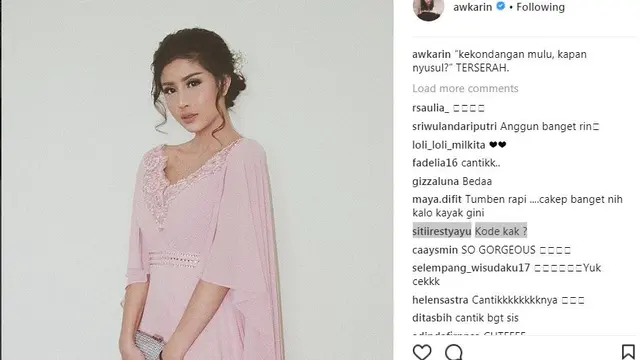 Awkarin Segera Menikah dengan Anak Wakil Ketua MPR? - ShowBiz Liputan6.com