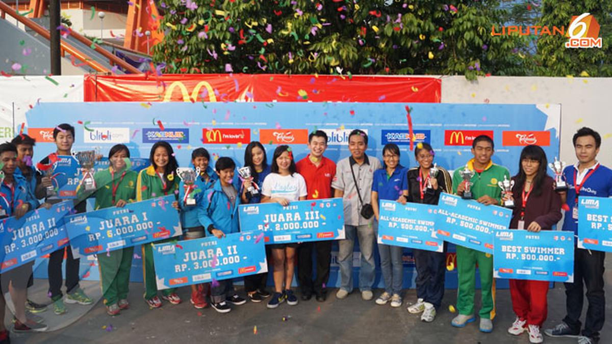 STKIP Pasundan Putra dan UNJ putri juara umum LIMA Renang - Bola ...