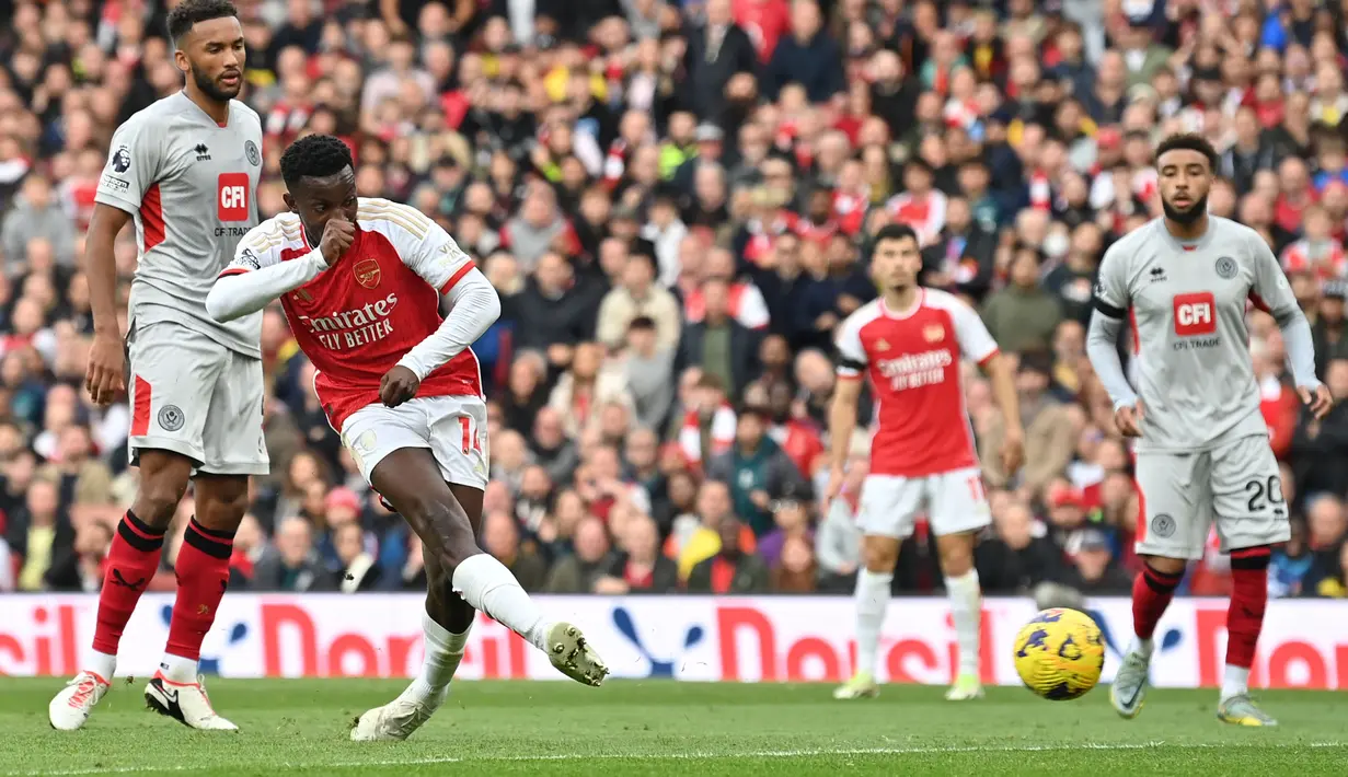 Foto: Eddie Nketiah Terbaru, Ini Dia Daftar 5 Pemain Terakhir Arsenal yang Sukses Cetak Hattrick ...