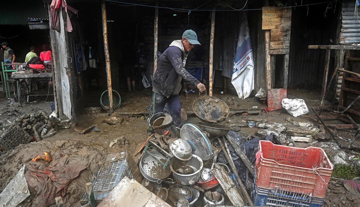 Kondisi Nepal Pasca-Terjangan Banjir dan Tanah Longsor