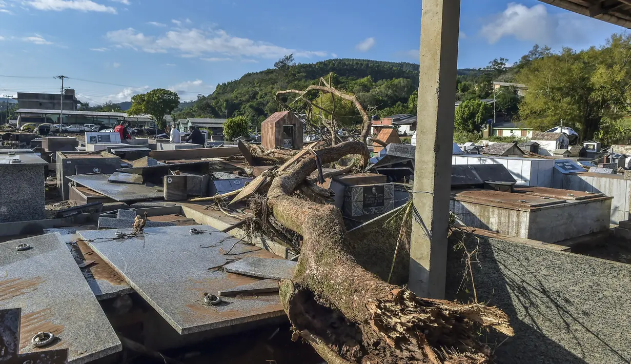 Potret Kerusakan Akibat Badai Musim Dingin di Brasil - Foto Liputan6.com