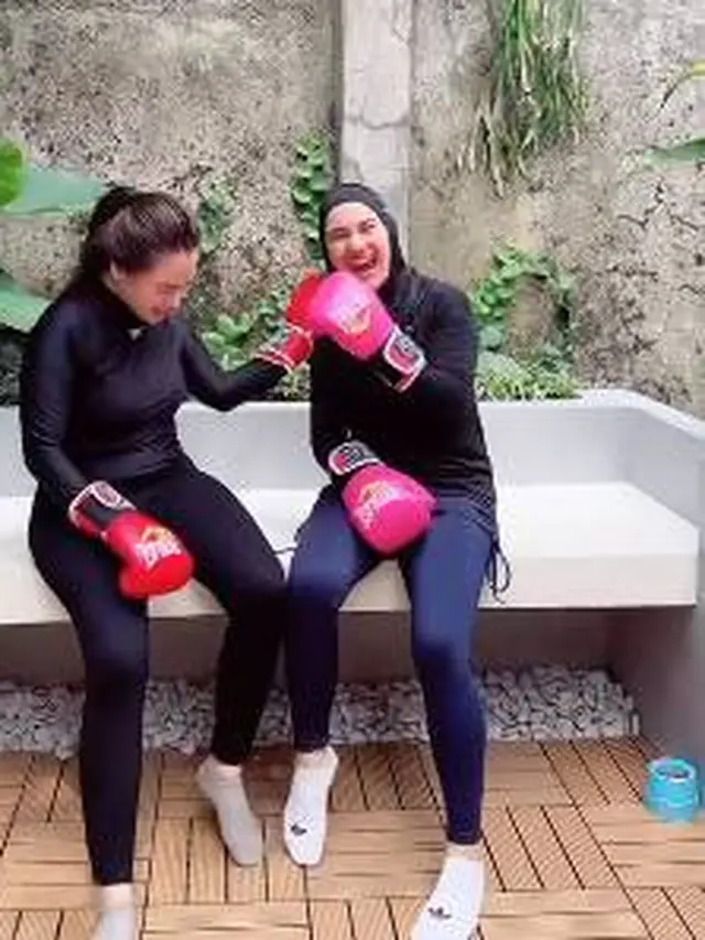 6 Potret Nathalie Holscher dan Irish Bella Latihan Boxing Ini Jadi ...