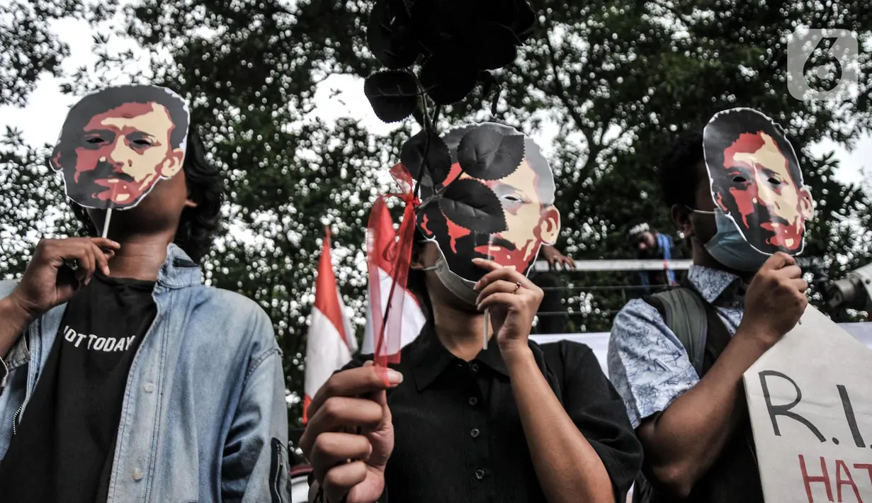 Aksi Peringatan 18 Tahun Kematian Munir - Foto Liputan6.com