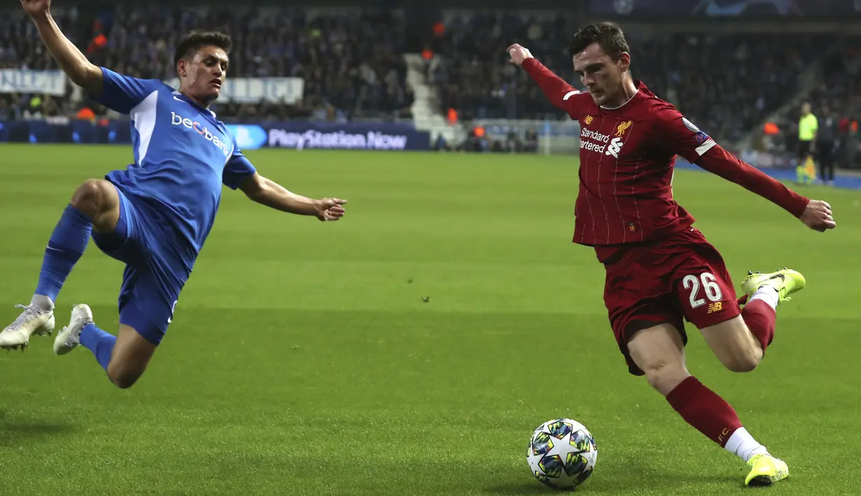 FOTO: Liverpool Berpesta Gol di Kandang KRC Genk - Foto Liputan6.com