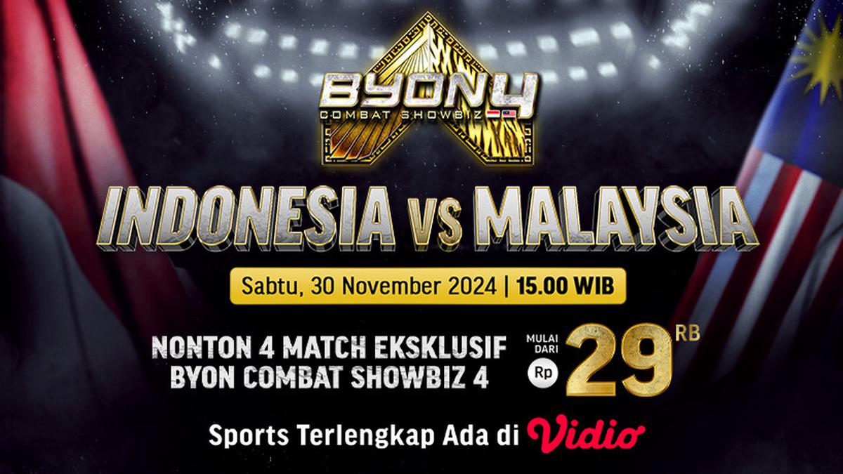 Live Streaming Pertandingan Byon Combat Showbiz Vol 4 di Vidio - On Off Liputan6.com
