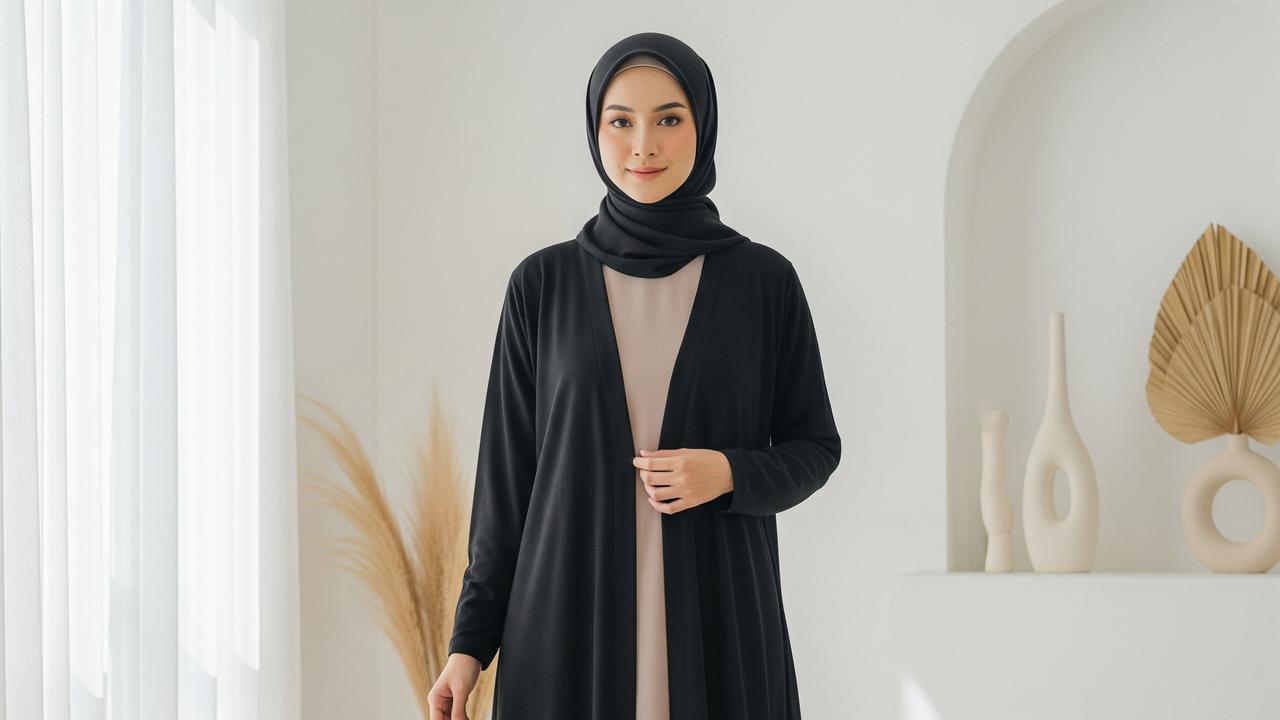 6 Inspirasi Model Gamis Terbaru Bernuansa Estetik 2025, Modern dan Trendi