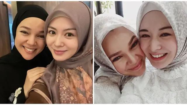 Sama-sama Mualaf, 6 Potret Kebersamaan Dewi Sandra dan Ayana Moon Bak Kakak Adik - Hot Liputan6.com