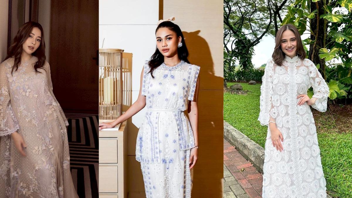 8 Inspirasi Baju Lace Mewah untuk Lebaran dari Nikita Willy, Azizah ...