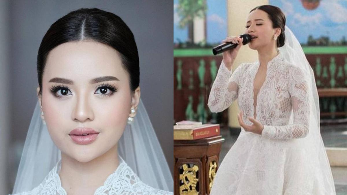 6 Potret Pesona Glowing Anggi Marito Dimakeup Flawless di Hari ...