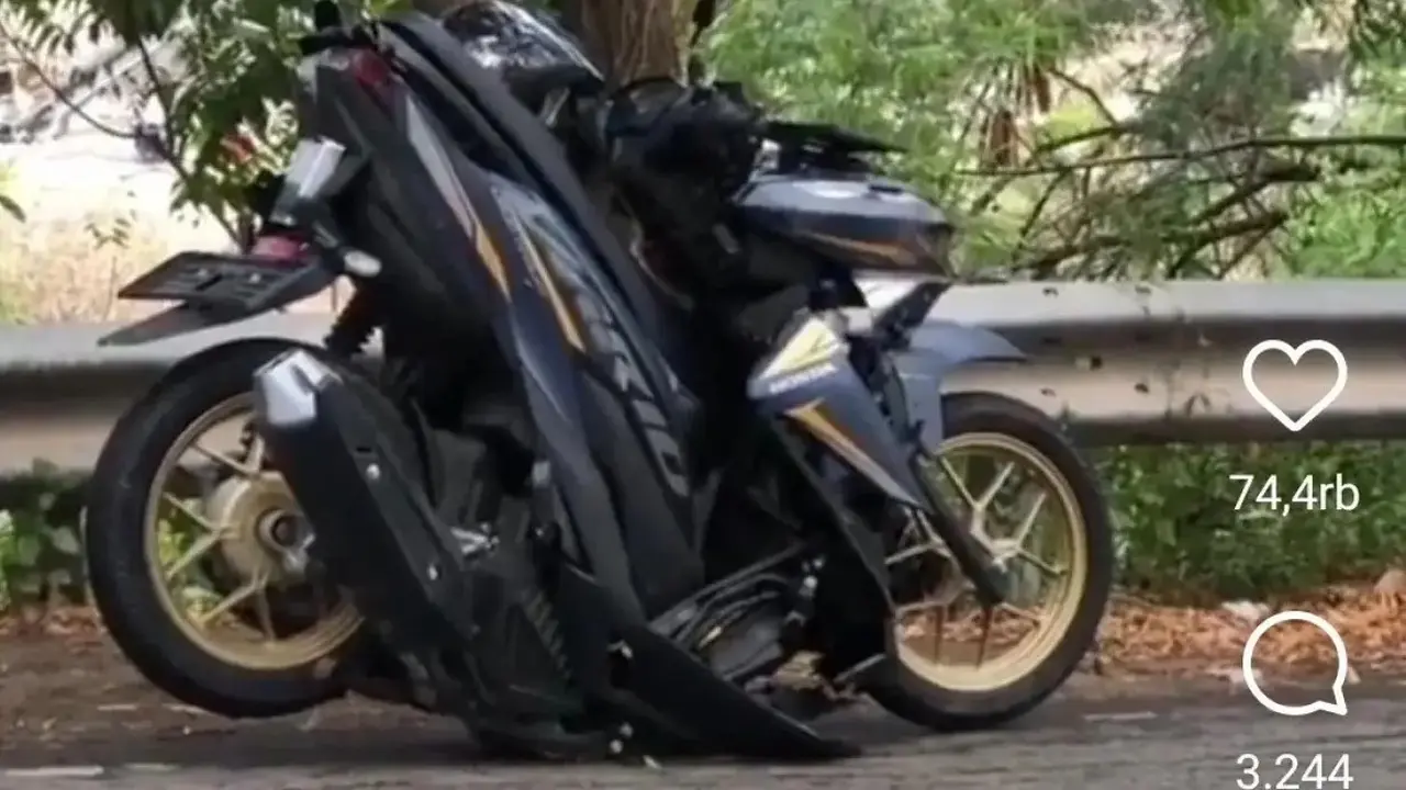 Kumpulan Potret Skutik Honda yang Viral Akibat Rangka Patah - Otomotif ...