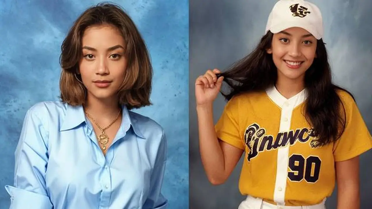 7 Potret Seleb Pakai Filter AI Yearbook Ini Tampil Jadul Bikin Pangling ...