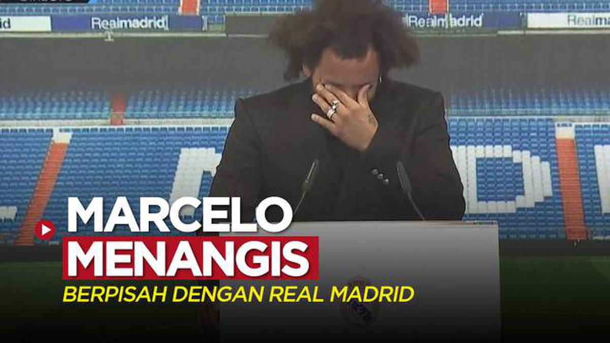 VIDEO Liga Spanyol: Momen Marcelo Menangis Berpisah dengan Real Madrid ...