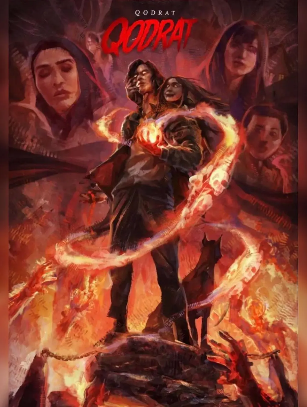 6 Poster Film Qodrat Karya Fans Yang Diunggah Vino G. Bastian, Disebut ...