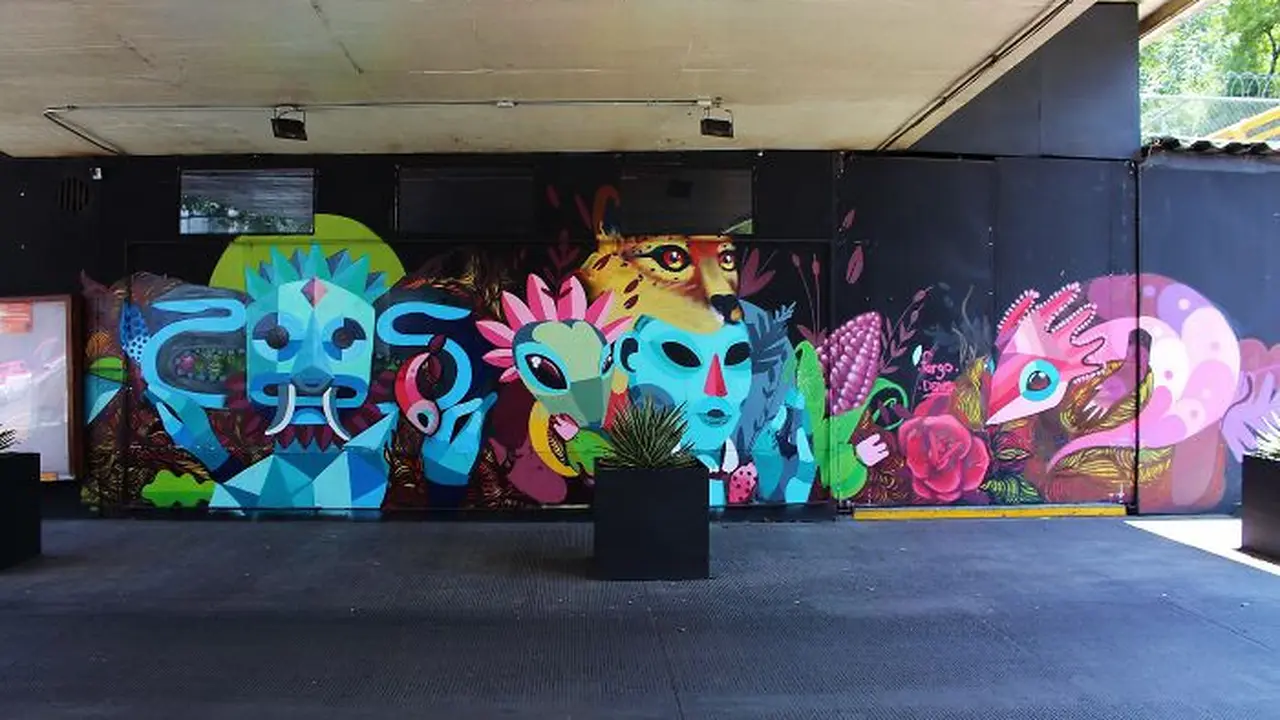 6 Karya Mural Dinding di Tengah Kota Ini Unik, Manjakan Mata saat Ramai ...