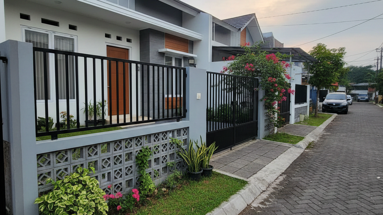 Keunggulan Pagar Rumah Roster Kombinasi Besi Hollow Serta Rekomendasi ...