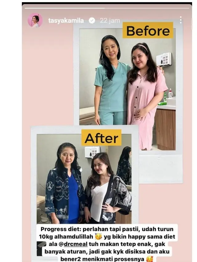7 Potret Terbaru Tasya Kamila, Berat Badan Turun 10 Kg Usai Diet - Hot ...
