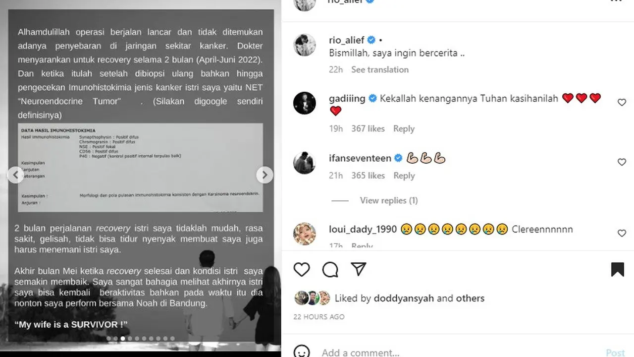 Instagram Clerence Chyntia Audry Dinonaktifkan, Rio Alief Spill 6 Fakta ...