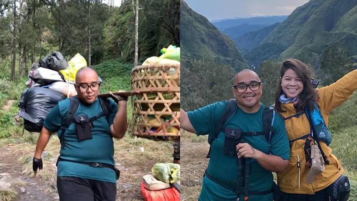 Cosplay Jadi Porter, Ini 7 Potret Igor Saykoji dan Istri Daki Gunung ...