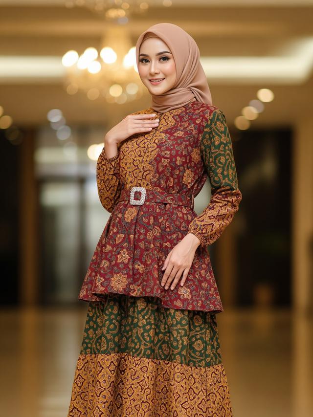 7 Model Gamis Batik Terbaru untuk Pesta, Tampil Cantik dan Tetap Sopan