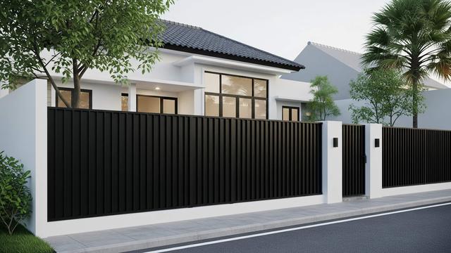 10 Inspirasi Pagar Rumah Anti Maling Berbahan Hollow Galvanis Kuat ...