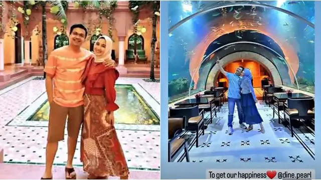 7 Potret Bulan Madu Sahrul Gunawan dan Dine Mutiara di Bali, Tas Mewahnya Curi Perhatian - Hot ...