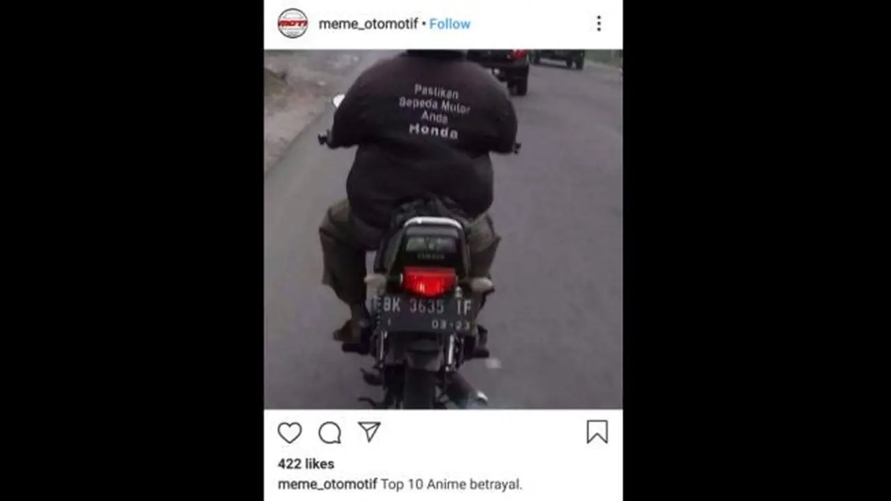 Meme Otomotif Pekan Ini: Pengkhianatan Terbesar - Otomotif Liputan6.com