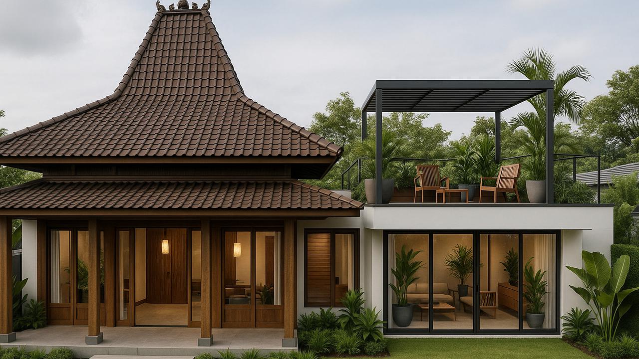 10 Bentuk Rumah Joglo untuk Inspirasi Hunian di 2025, Padukan Gaya ...