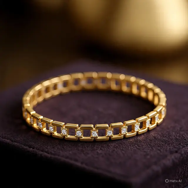 9 Gelang Emas Model Rantai Jam yang Lagi Tren 2025, Tampil Mewah Tiap ...