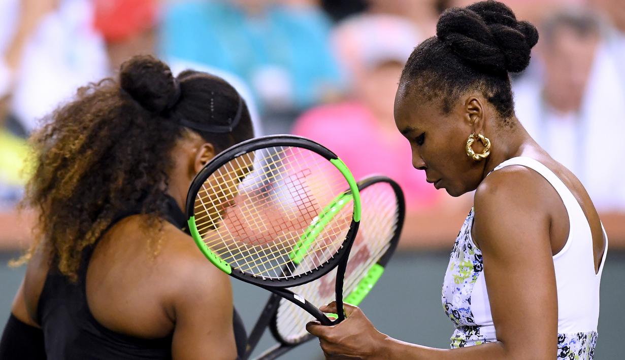 FOTO: Ketika Williams Bersaudara Bertanding di Turnamen Tenis BNP ...