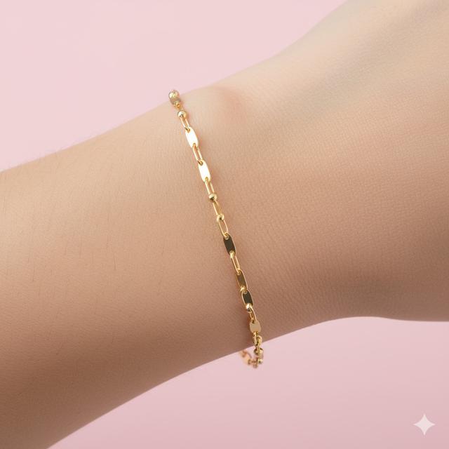 9 Model Gelang Emas Tipis Rantai Figaro untuk Remaja Putri yang Stylish ...