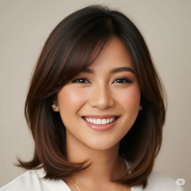 8 Model Rambut Wanita Wajah Bulat Jidat Lebar, Pilihan Terbaik dan Tipsnya - Hot Liputan6.com