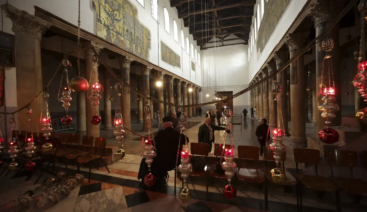 Suasana Kota Bethlehem Menjelang Natal - Foto Liputan6.com