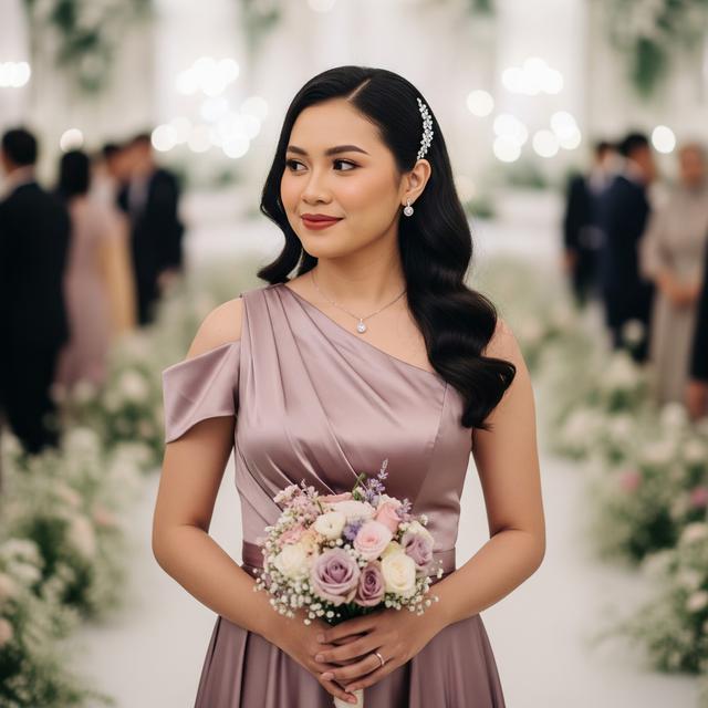 7 Model Baju Bridesmaid Non Hijab ala Selebriti yang Elegan dan Kekinian