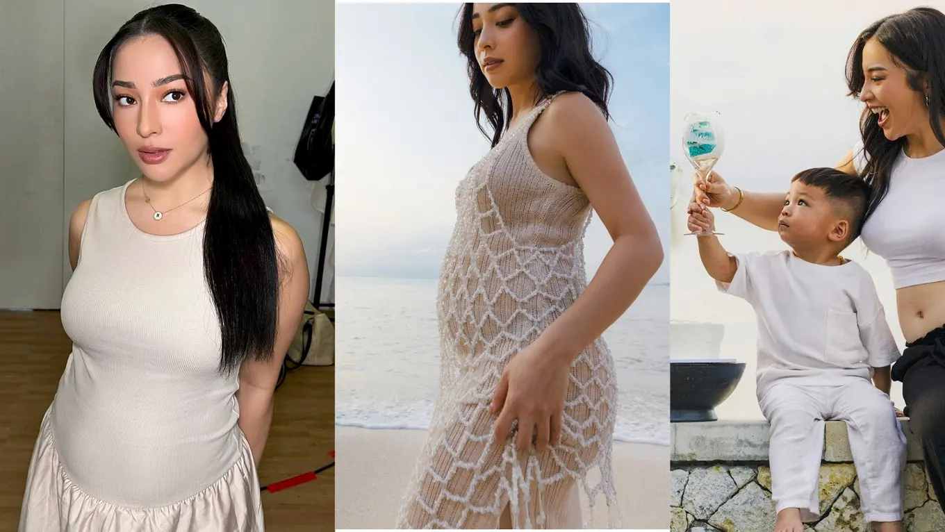 6 Gaya Bumil Nikita Willy yang Tetap Stunning saat Pamer Baby Bump Pakai Outfit Kasual - Fashion ...