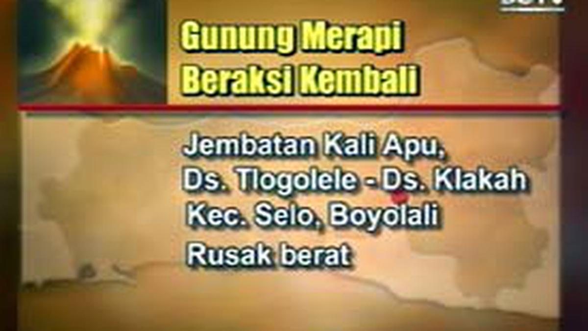 Lahar Dingin Meluncur dari Puncak Merapi - News Liputan6.com