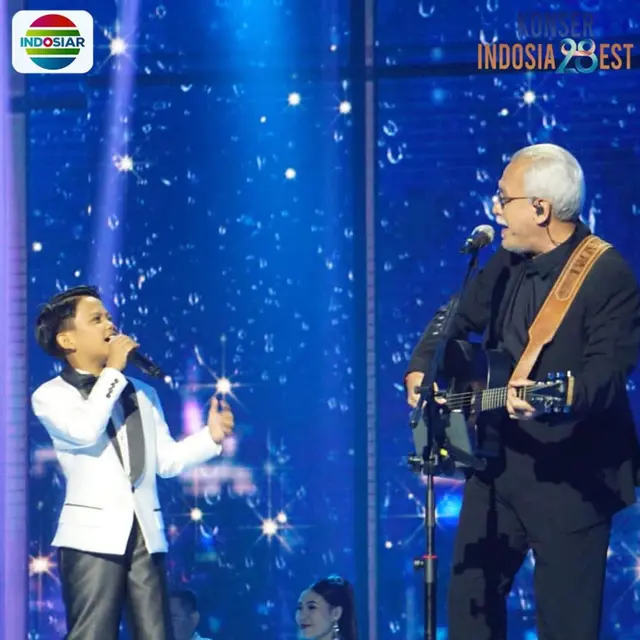 7 Potret Kolaborasi Luar Biasa di Konser INDOSIA28EST: Aksi Imut Farel Prayoga Bareng Bilqis ...
