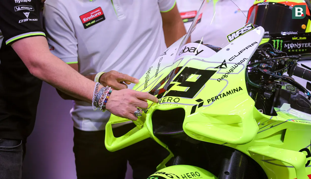 Foto: Detail Menakjubkan Livery Motor Pertamina Enduro VR46 untuk ...