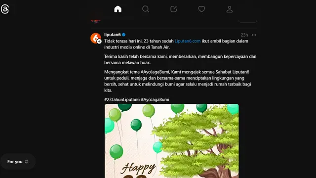 Resmi! Threads Versi Web Kini Bisa Diakses Pengguna di Indonesia ...