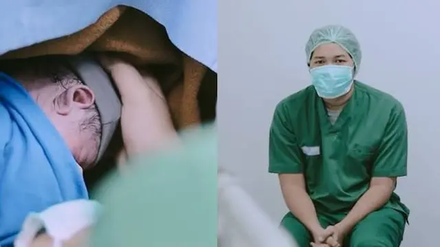 7 Momen Istri Nopek Novian Jalani Persalinan Anak Pertama, Dipanggil Samson - Hot Liputan6.com