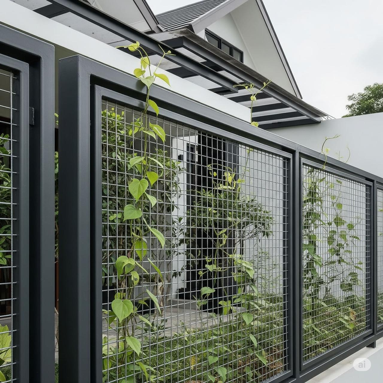 14 Pagar Rumah Minimalis Fungsional dan Estetik, Bikin Rumahmu Jadi ...