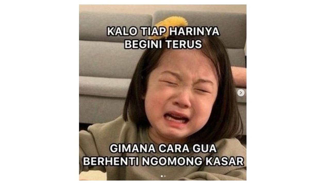 6 Meme Lucu Pakai Foto Orang Nangis Ini Bikin Ikut Sedih, Mewek Maksimal