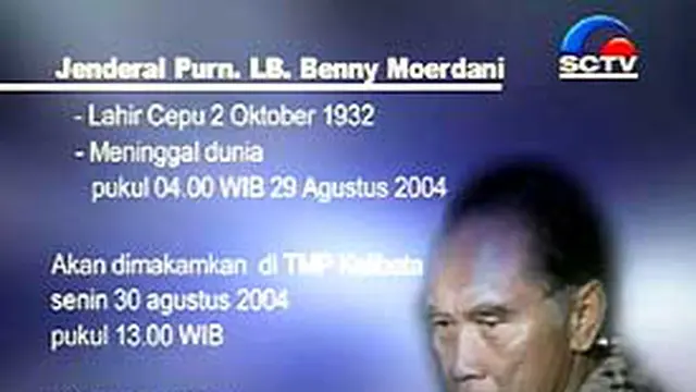 L.B. Moerdani Tutup Usia - News Liputan6.com