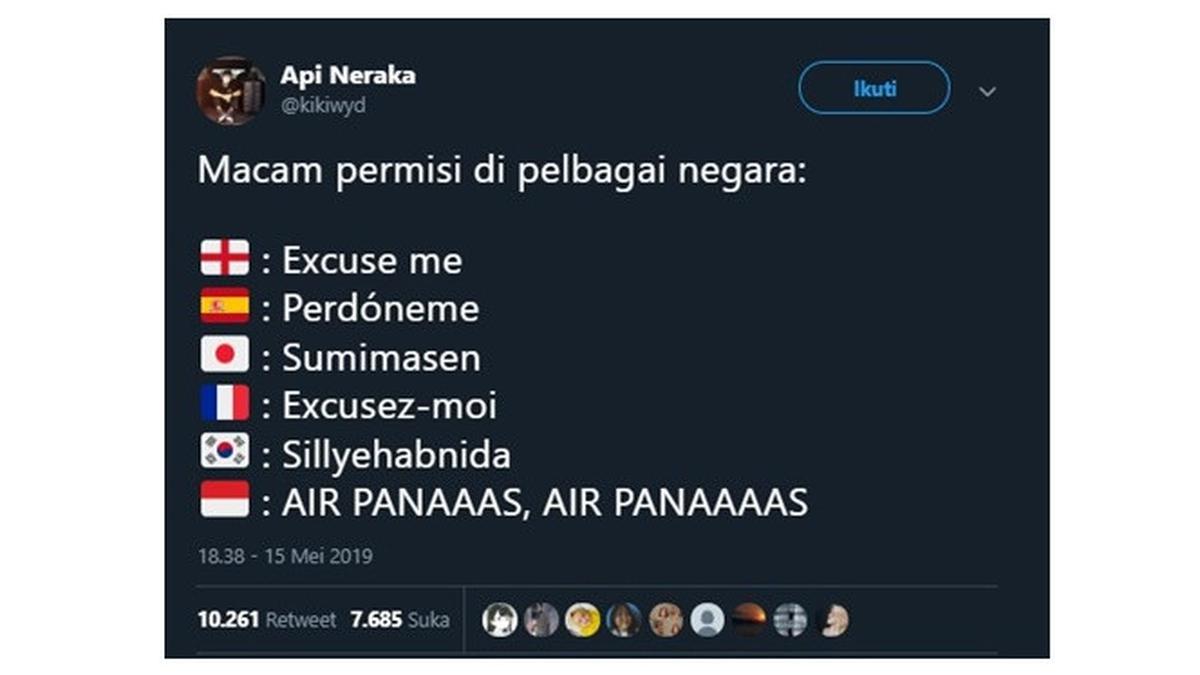 7 Beda Ucapan Permisi dari Berbagai Negara Vs Indonesia, Bikin Ngakak