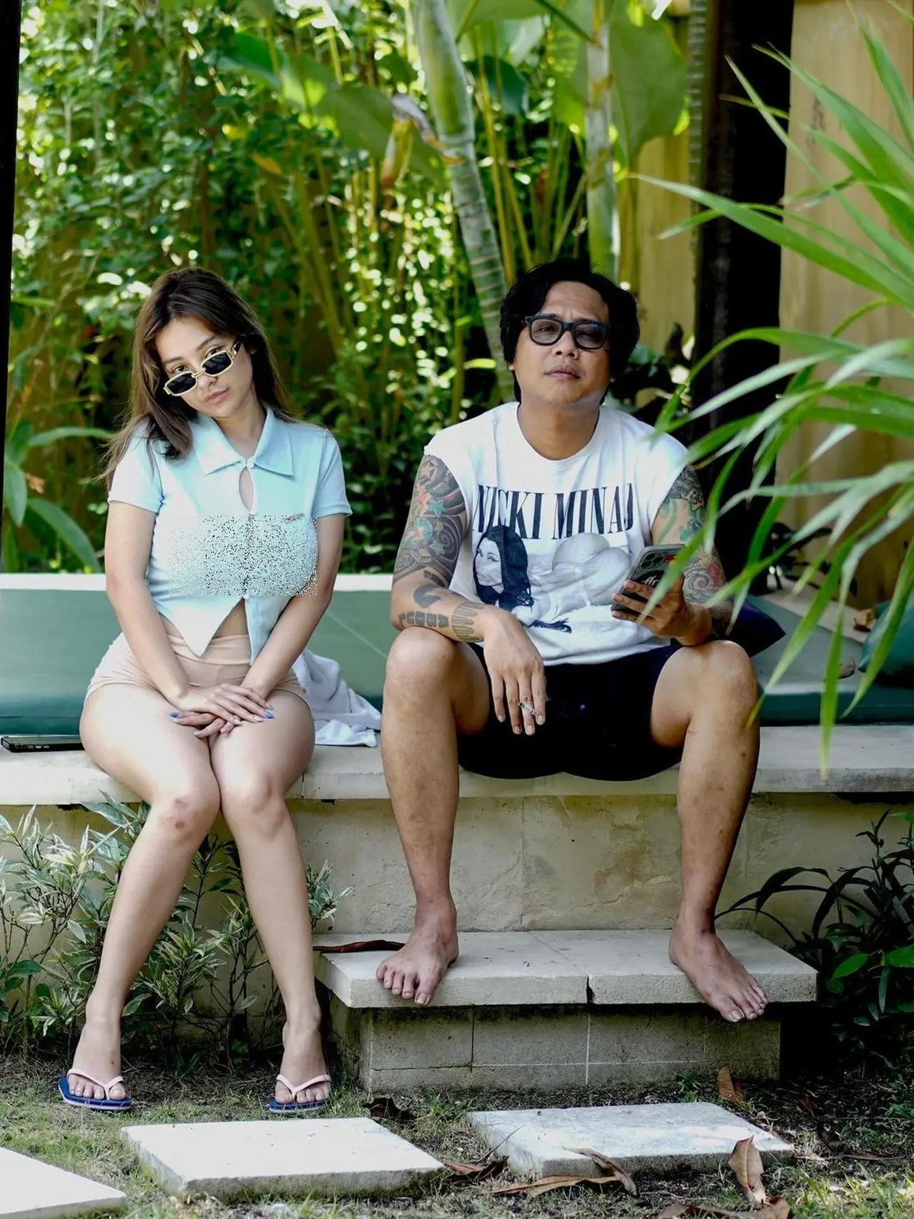 6 Potret Kedekatan Cupi Cupita dan Gofar Hilman, Liburan Bareng di Bali - Hot Liputan6.com