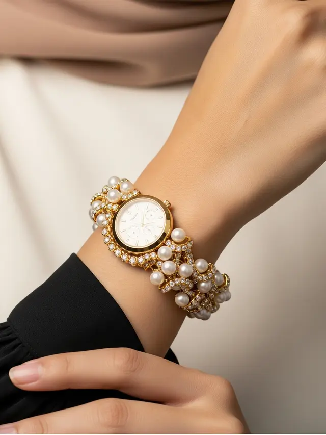 15 Model Jam Gelang Emas Cantik Paling Dicari, Desain Kekinian dan ...