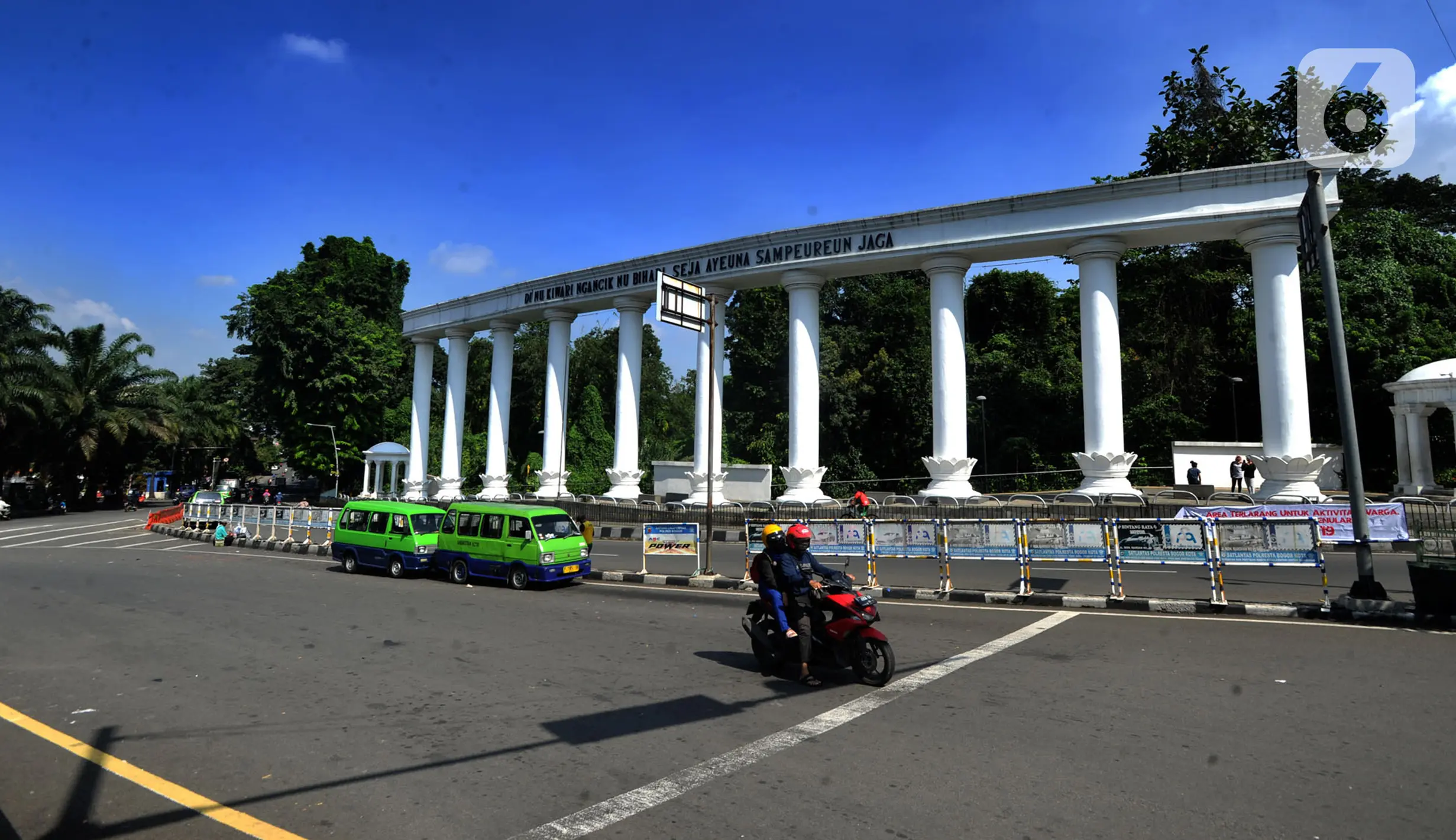 FOTO: PSBB Hari Pertama, Kawasan Landmark Kota Bogor Sepi - Foto ...
