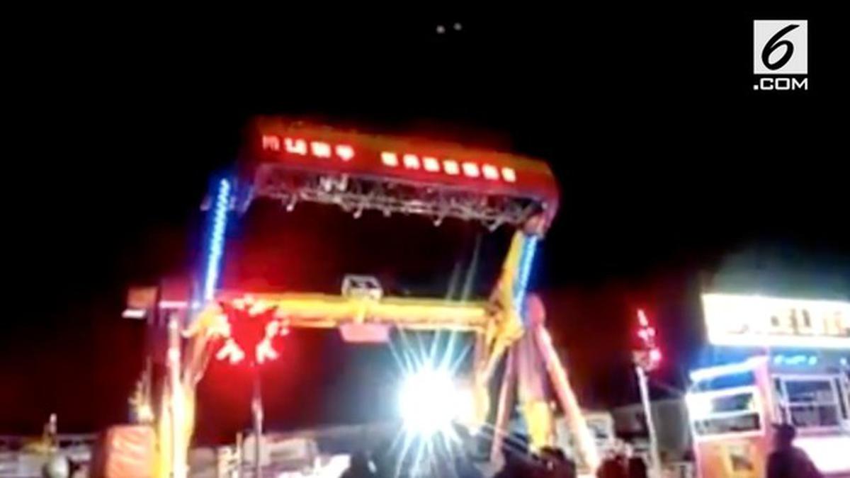 VIDEO: Mengerikan, Wanita Tewas Terjatuh dari Roller Coaster