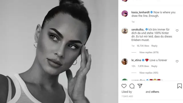 Unggahan Terakhir Model Kasia Lenhardt Sebelum Meninggal Dunia, Berisi ...