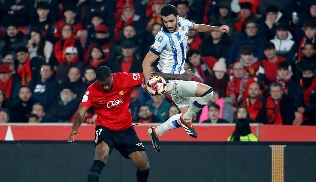 Leg Pertama Semifinal Copa del Rey, Mallorca vs Real Sociedad Bermain ...