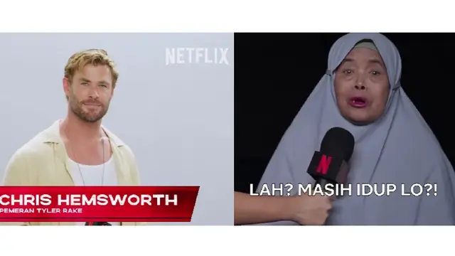 Chris Hemsworth Ngobrol dengan Emak-Emak Viral di Iklan Netflix Pakai ...